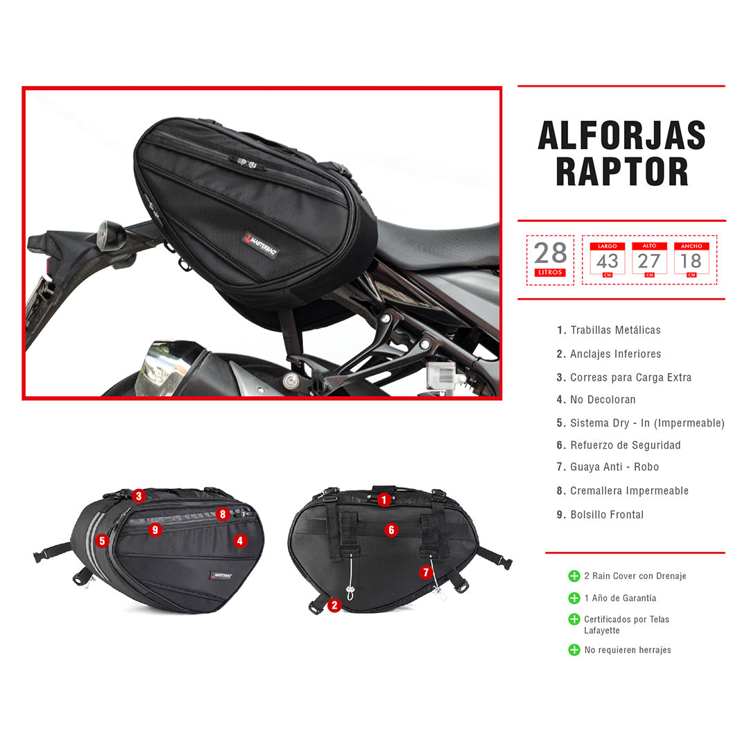 Alforjas Raptor – Masterbag Colombia